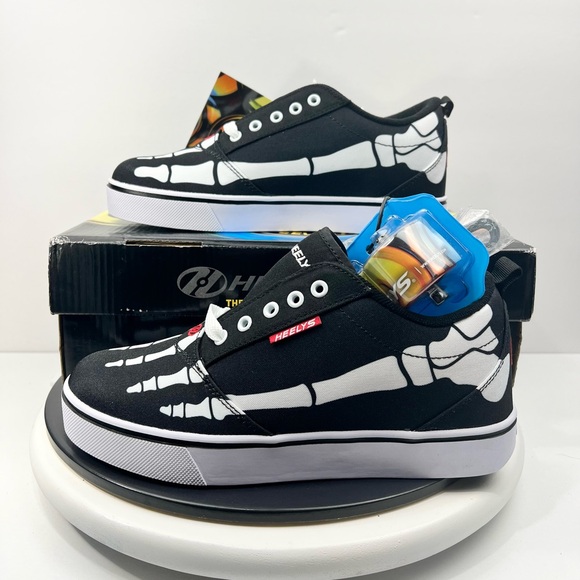 Heelys | Shoes | Heelys Skeleton Xray Style Inline Skate Shoes Black ...